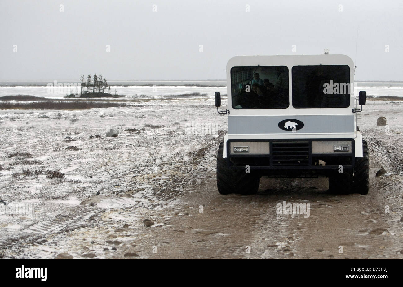 Churchill, Canada, Tundra Buggy with tourists Stock Photo - Alamy