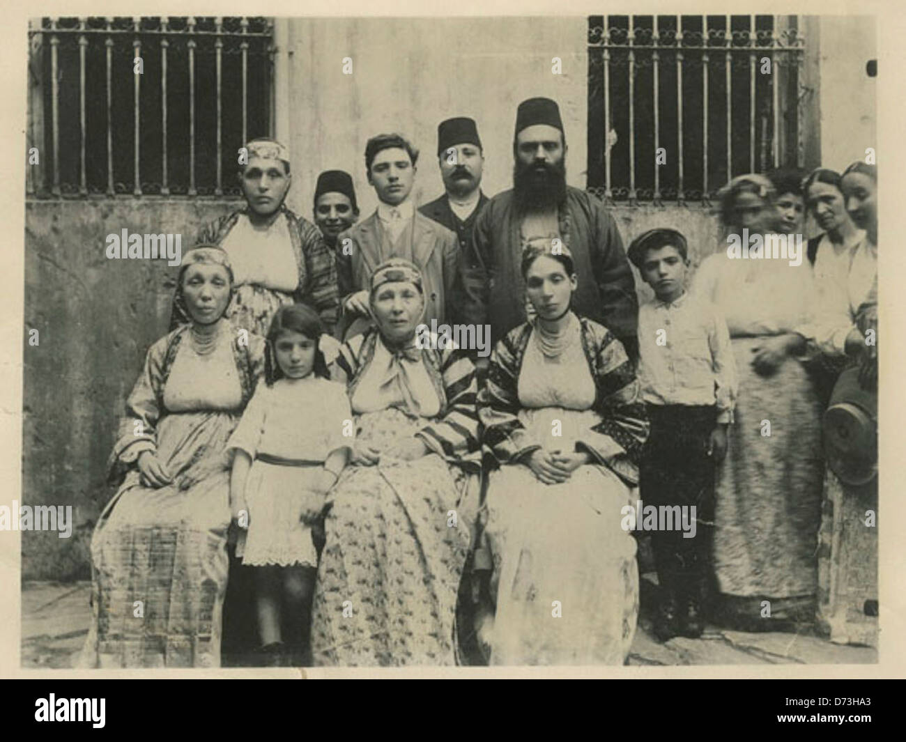 David Altchek (second from right, back row) poses with the Kovo family ...