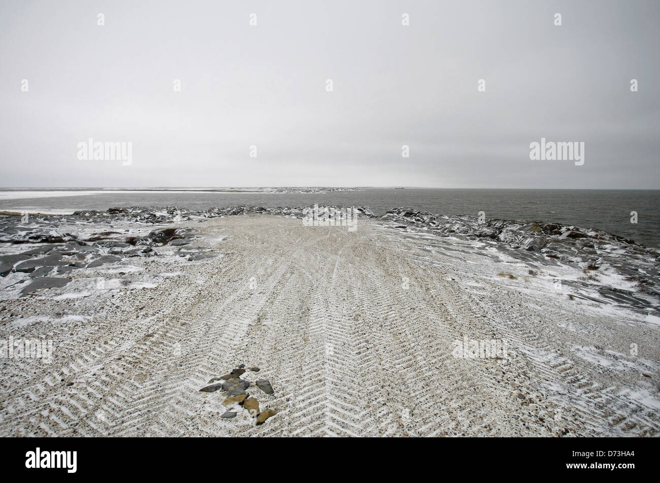 Churchill, Canada, overlooking the Hudson Bay Stock Photo - Alamy