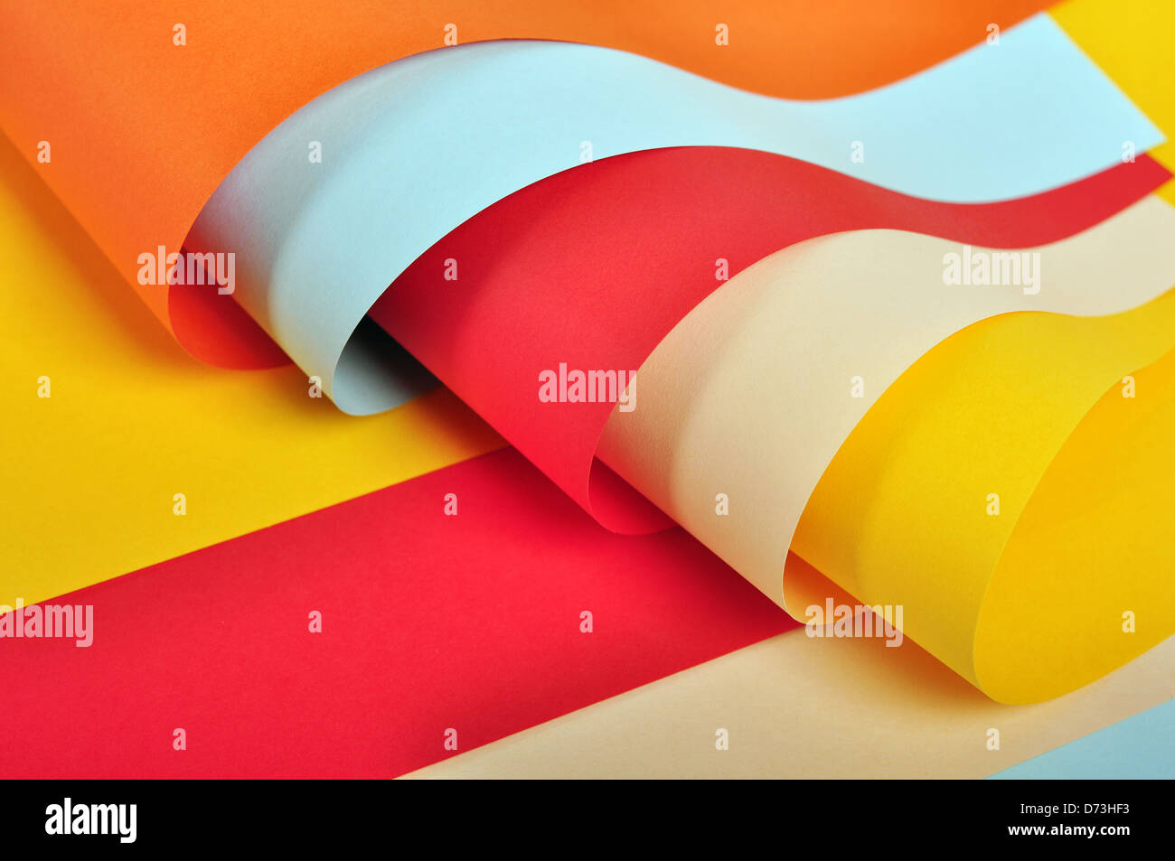 Curved sheet of paper hi-res stock photography and images - Alamy