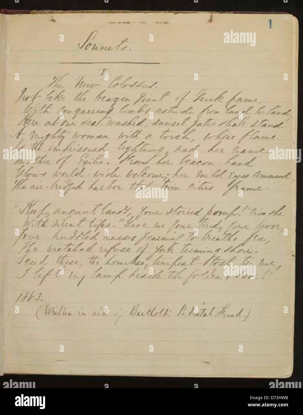 The new colossus hi-res stock photography and images - Alamy