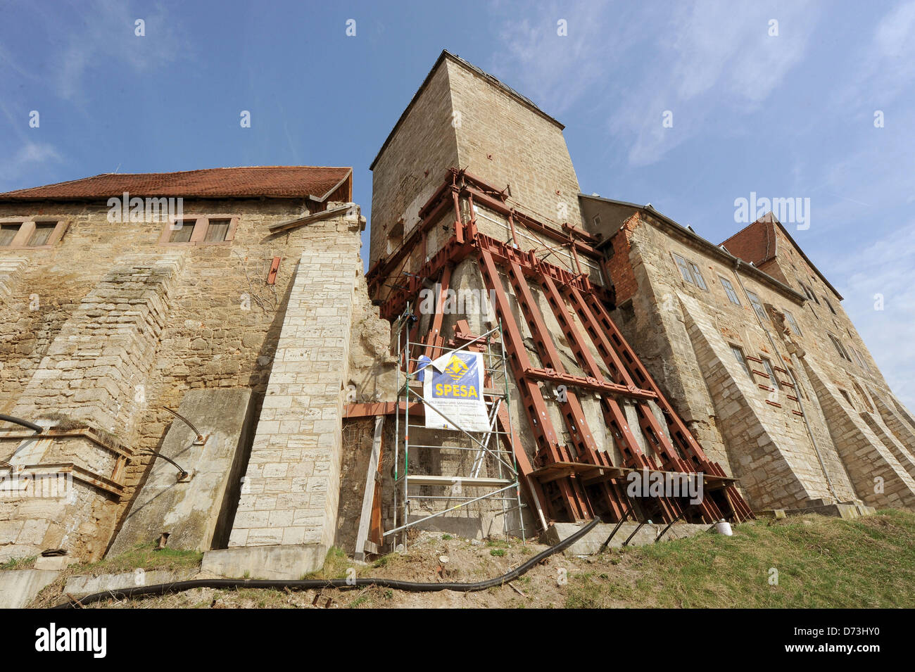 A view of Runneburg Castle in Weissensee, Germany, 18 April 2013. The ...
