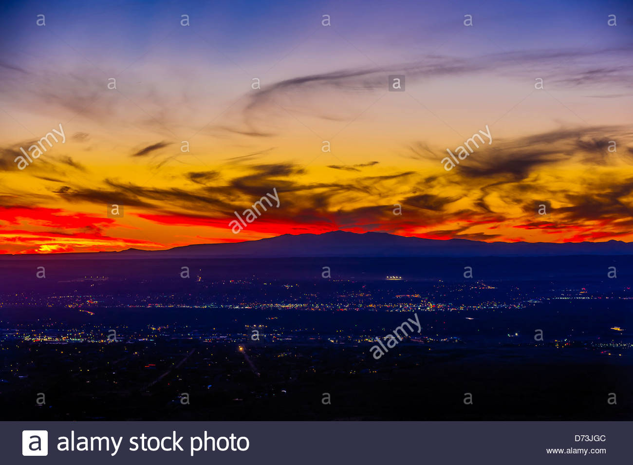 Albuquerque New Mexico Skyline Stock Photos & Albuquerque New Mexico ...