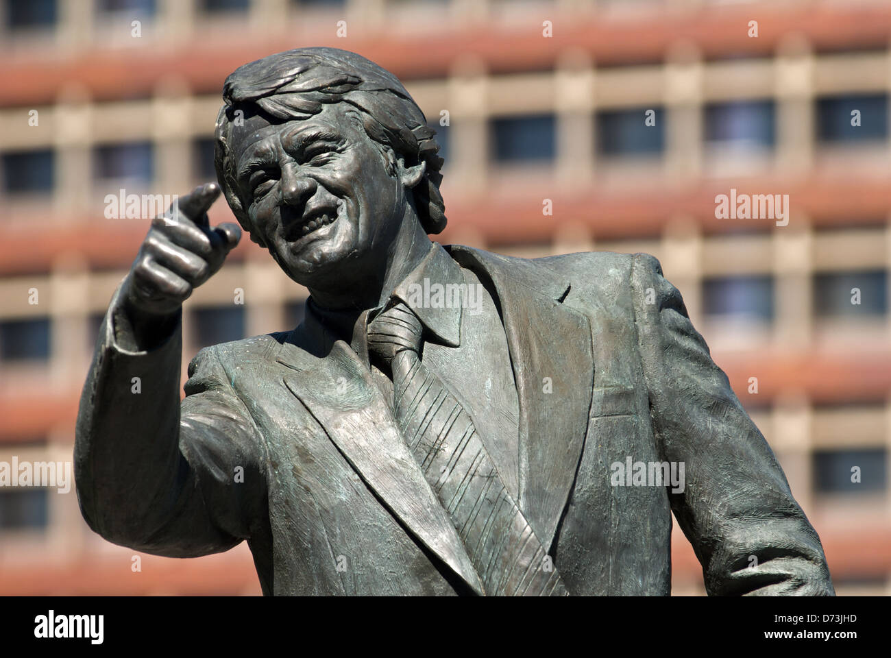 Bobby Robson (football manager) statue Stock Photo - Alamy