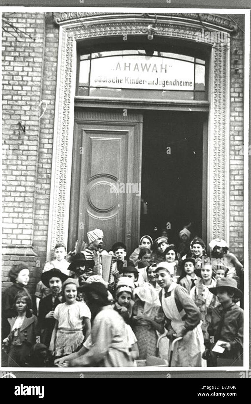 Children from the Ahawah Orphanage participate in a Purim parade ...