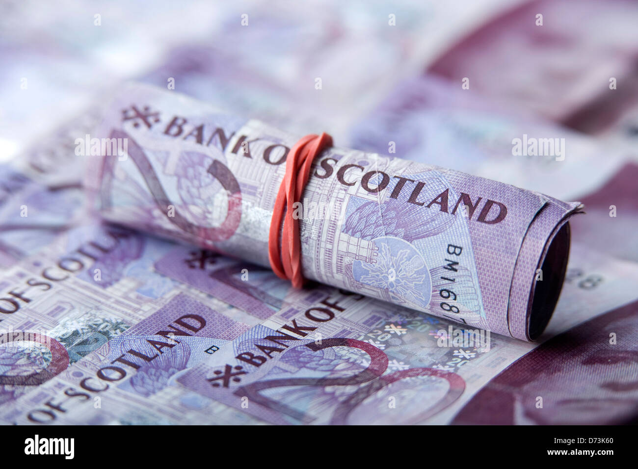 Scottish paper Currency Stock Photo - Alamy