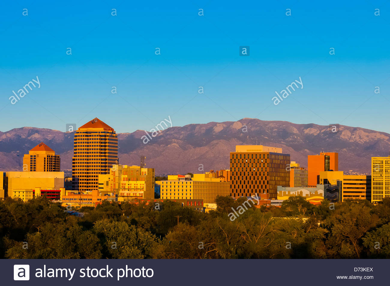 Albuquerque New Mexico Skyline Downtown Stock Photos & Albuquerque New ...