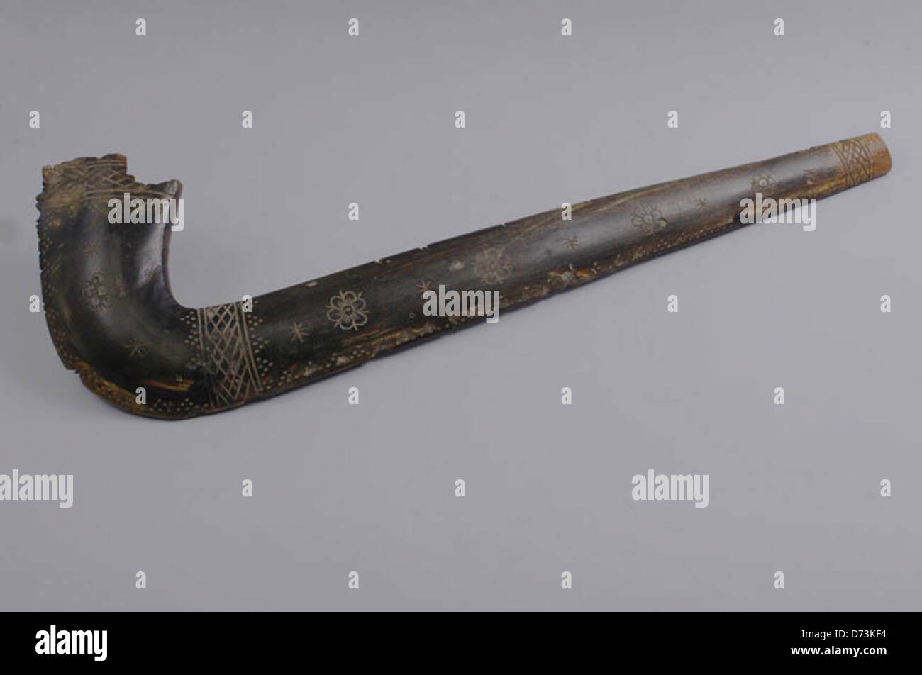 The Shofar, a ceremonial horn used during Jewish holidays like Rosh ...