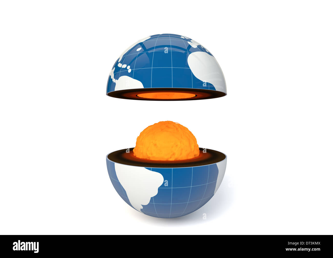 Rock core Cut Out Stock Images & Pictures - Alamy