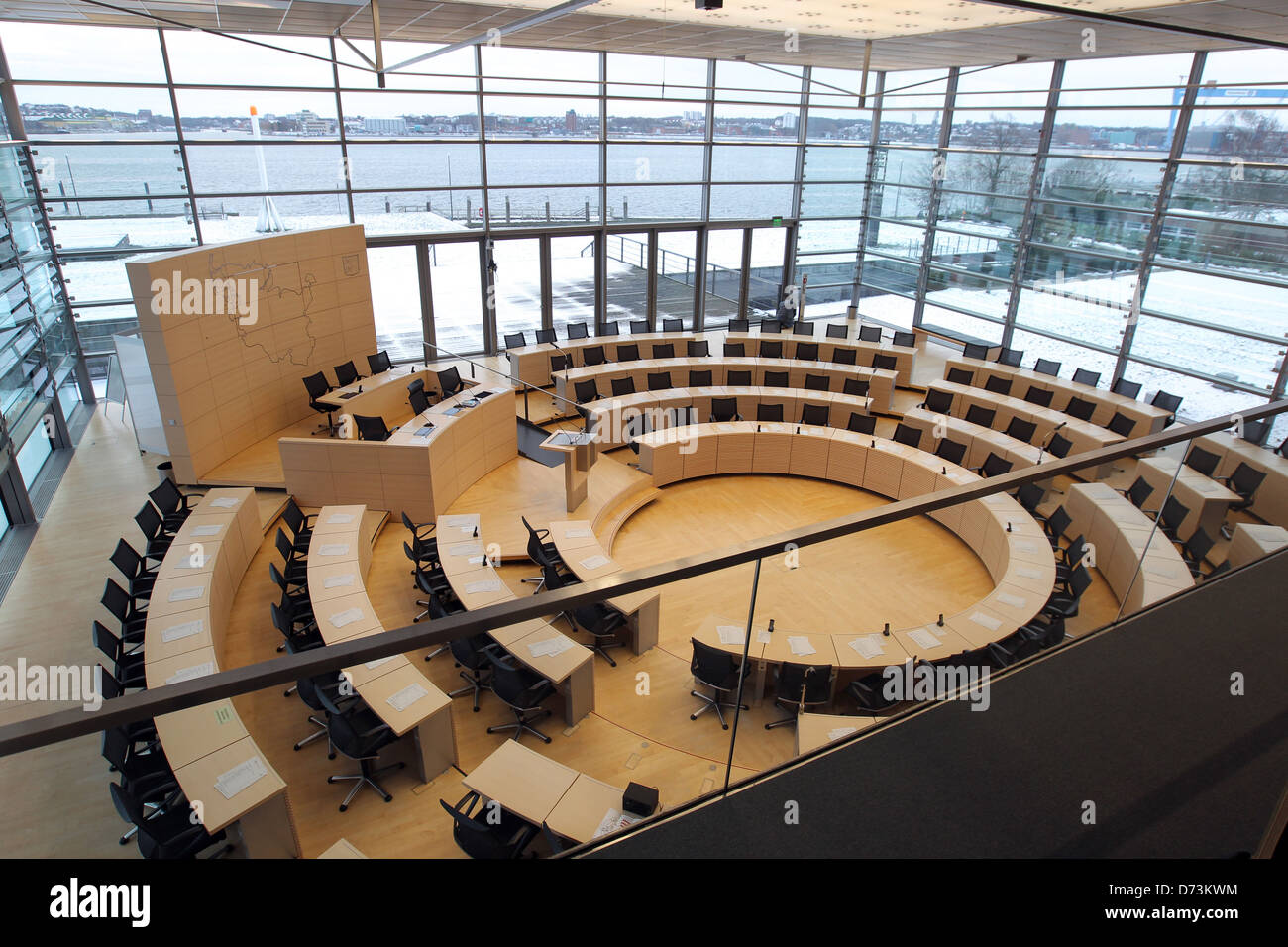 Kiel, Germany, the Plenary Hall of the Schleswig-Holstein State Stock ...