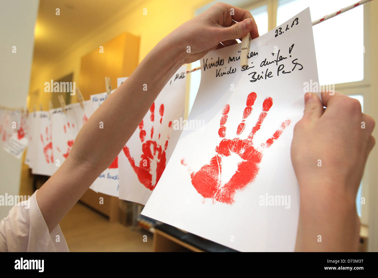 Kiel, Germany, Red Hand Day Stock Photo - Alamy