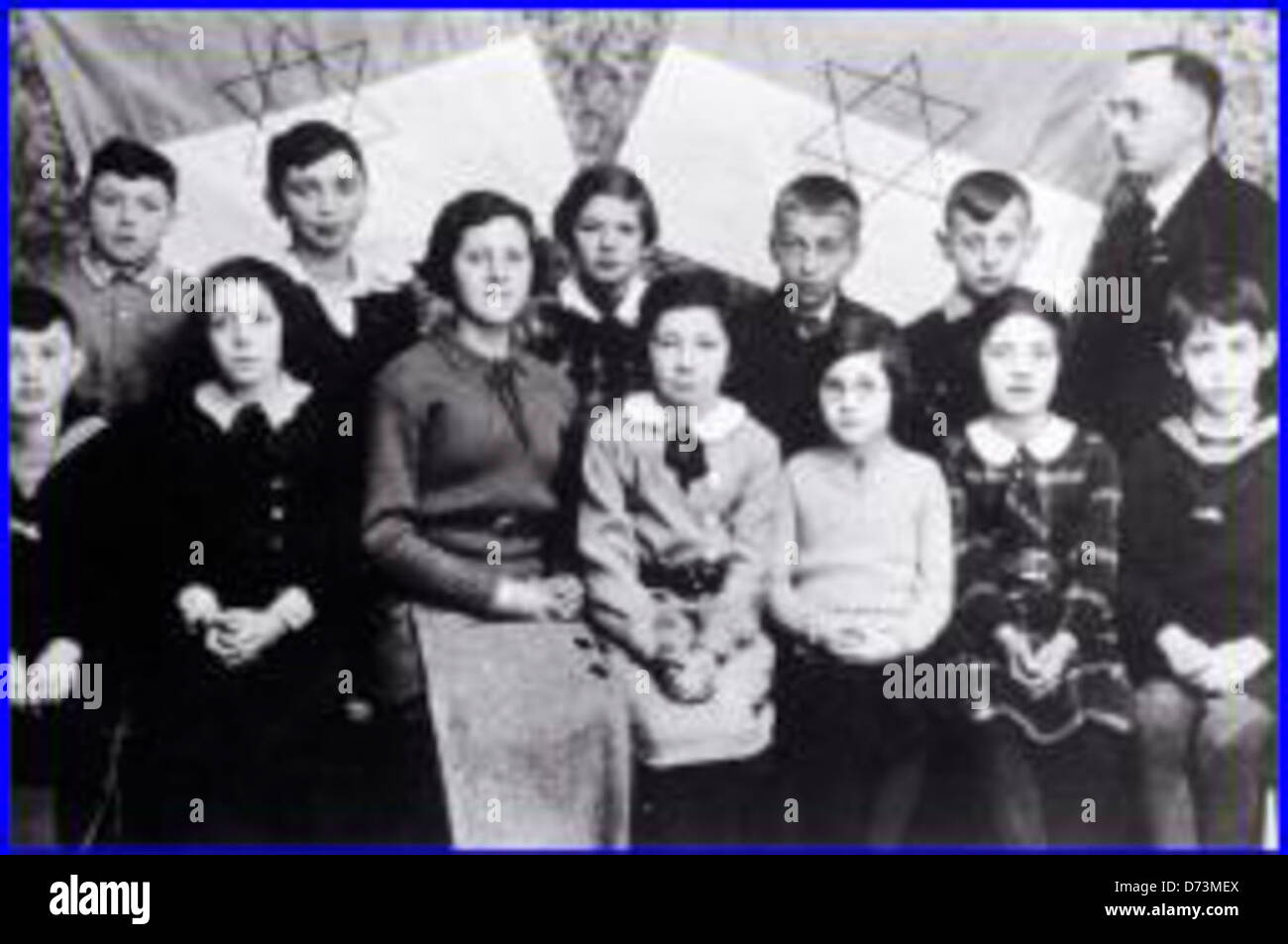 A photograph of Willy Wertheimer's students, including his daughter ...
