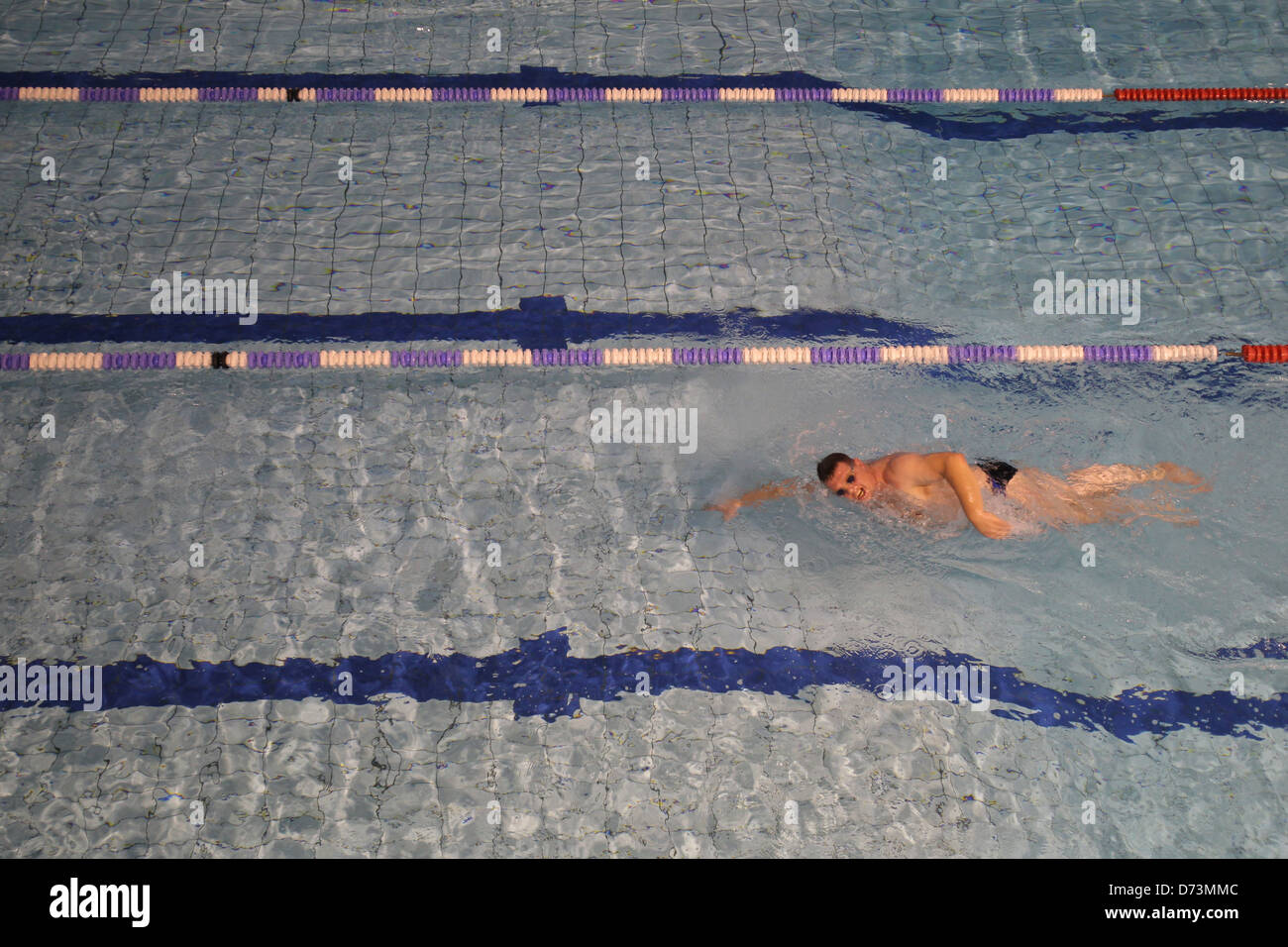 Flensburg, Germany, float in a swimming pool Stock Photo - Alamy