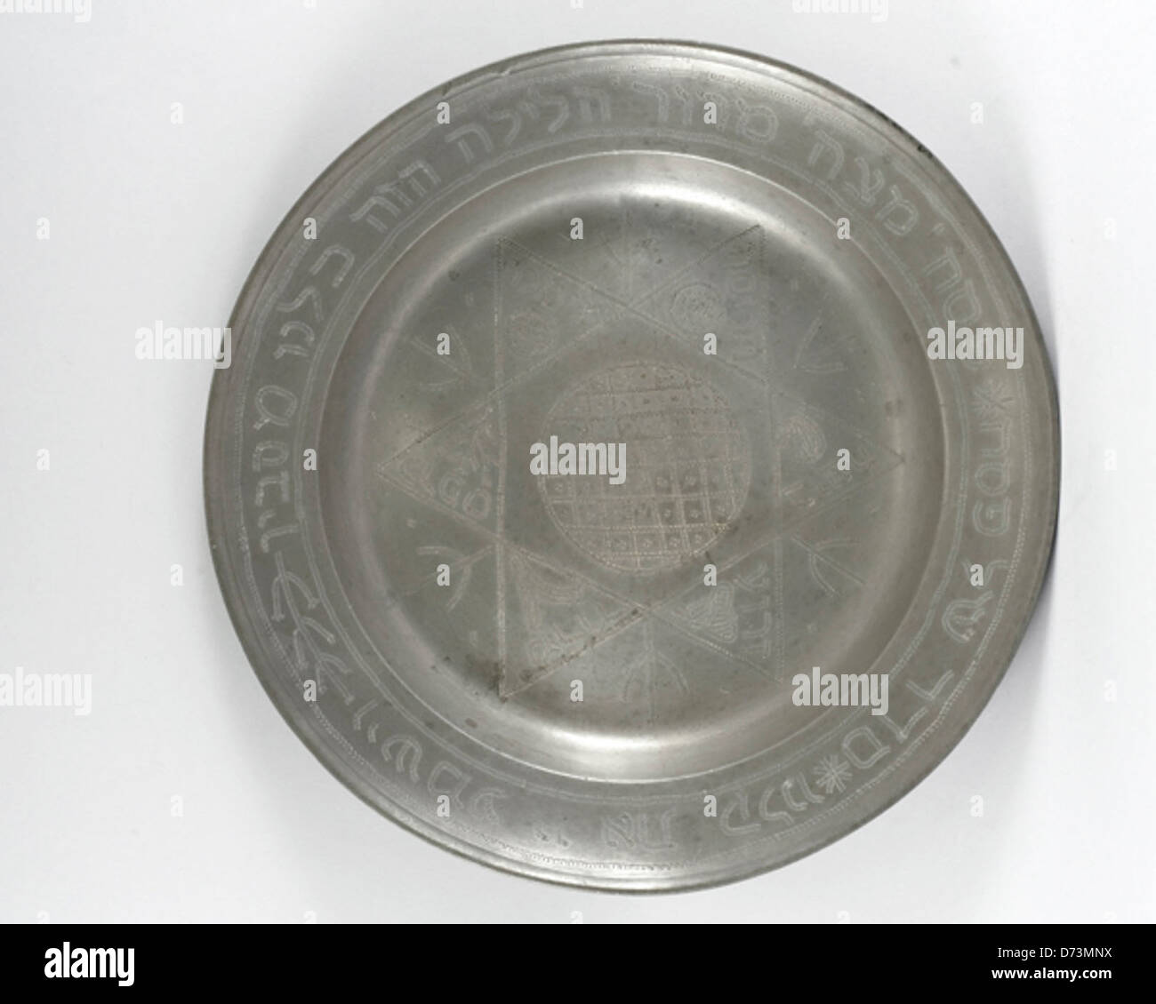 The Passover Plate is a ceremonial item used during the Seder meal to ...