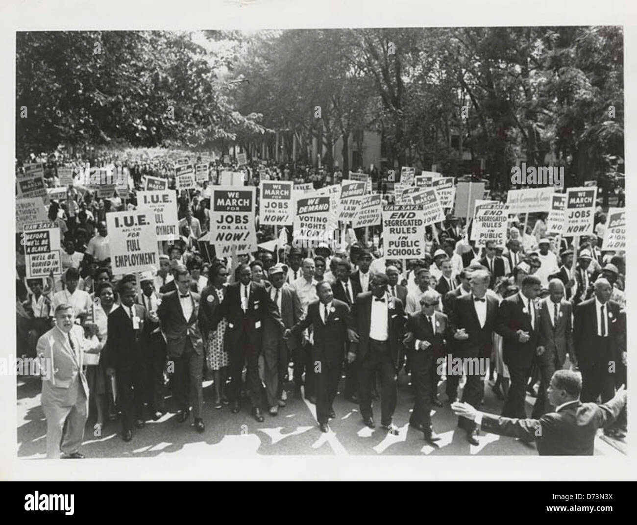 This historic photograph captures Dr. Martin Luther King, Jr. and Rabbi ...