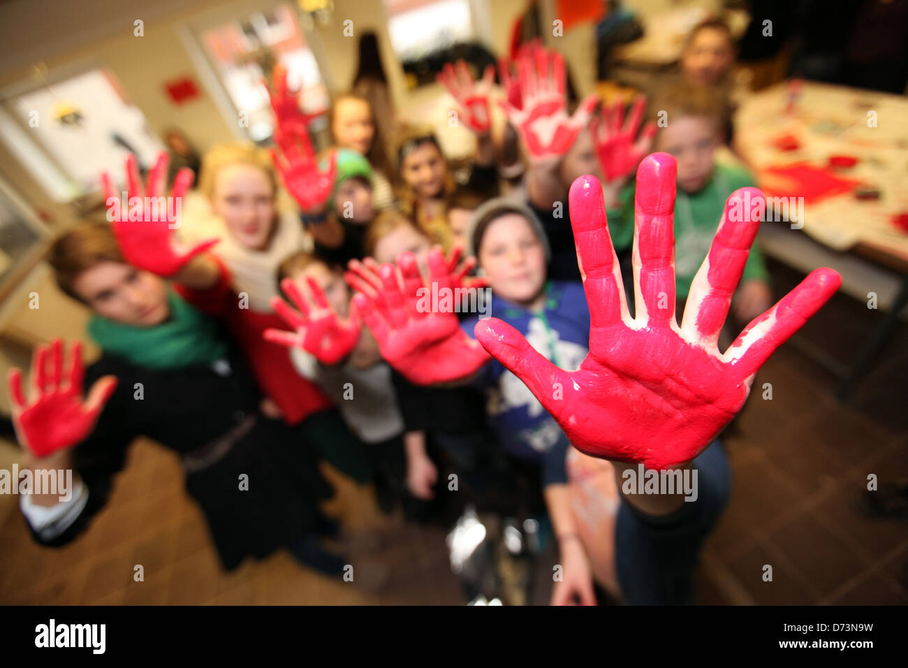 Flensburg, Germany, Red Hand Day Stock Photo - Alamy