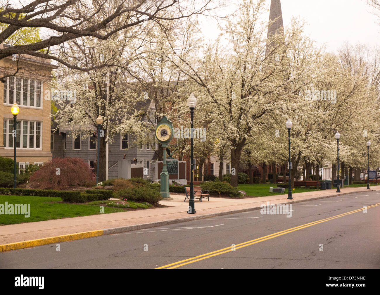 Wallingford Connecticut Center buildings Stock Photo - Alamy