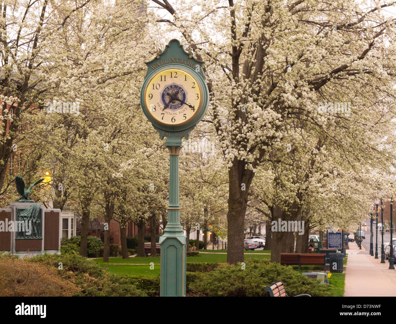 Wallingford Connecticut Center buildings Stock Photo - Alamy
