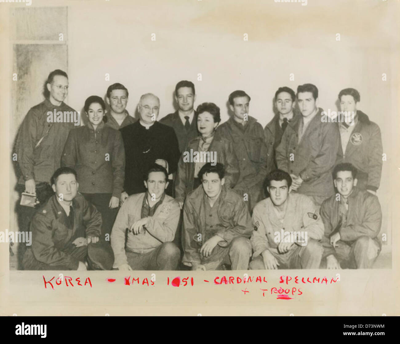 This photograph features actress Molly Picon (center), actress Yvette ...