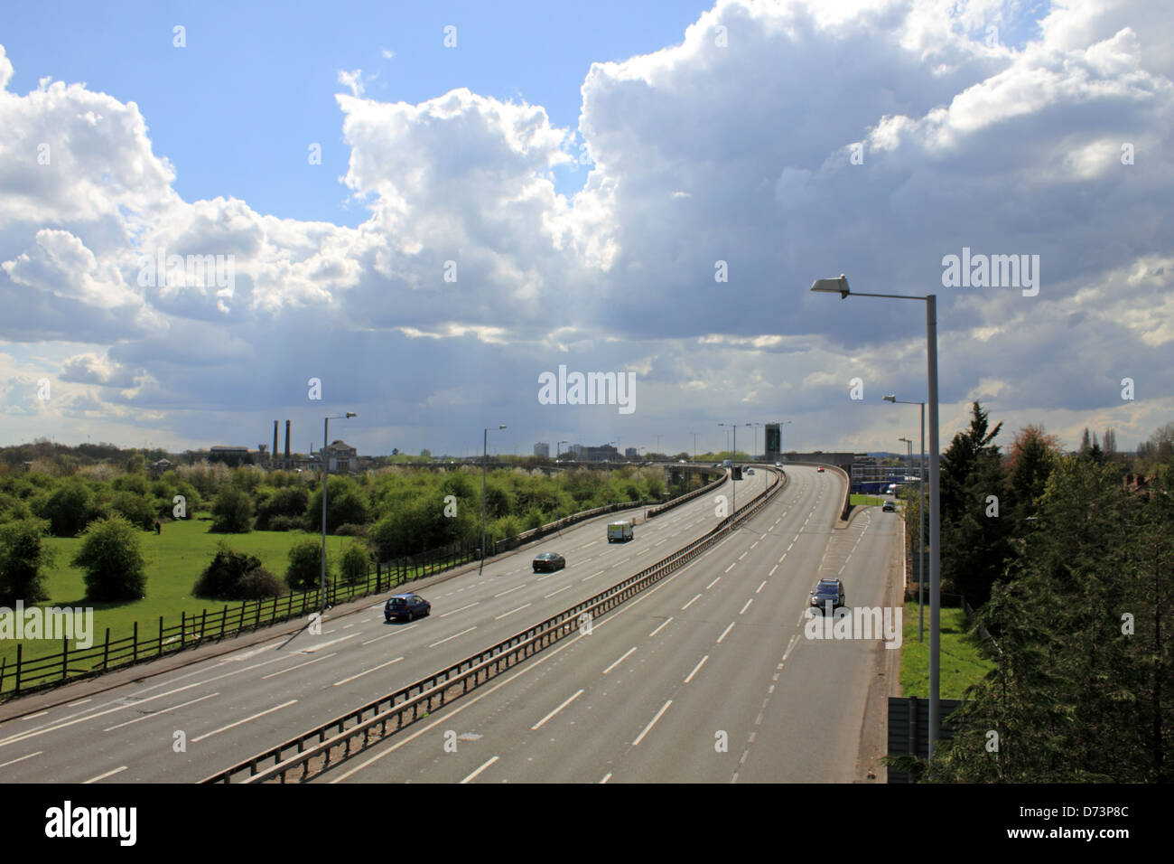 The A316 Country Way at Hanworth England UK Stock Photo - Alamy