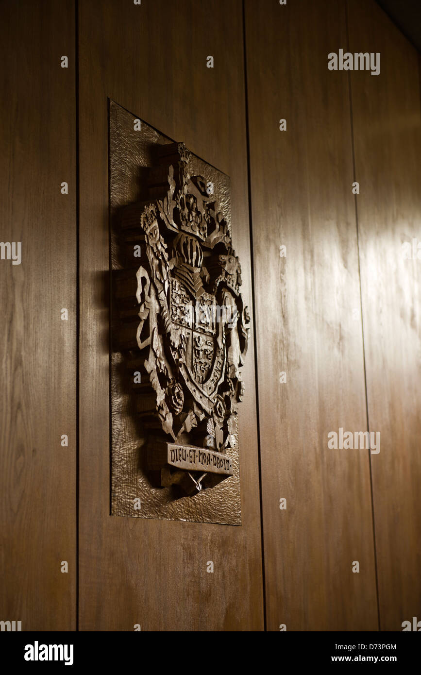Inside the Magistrates Courthouse in Hemel Hempstead, Hertfordshire ...