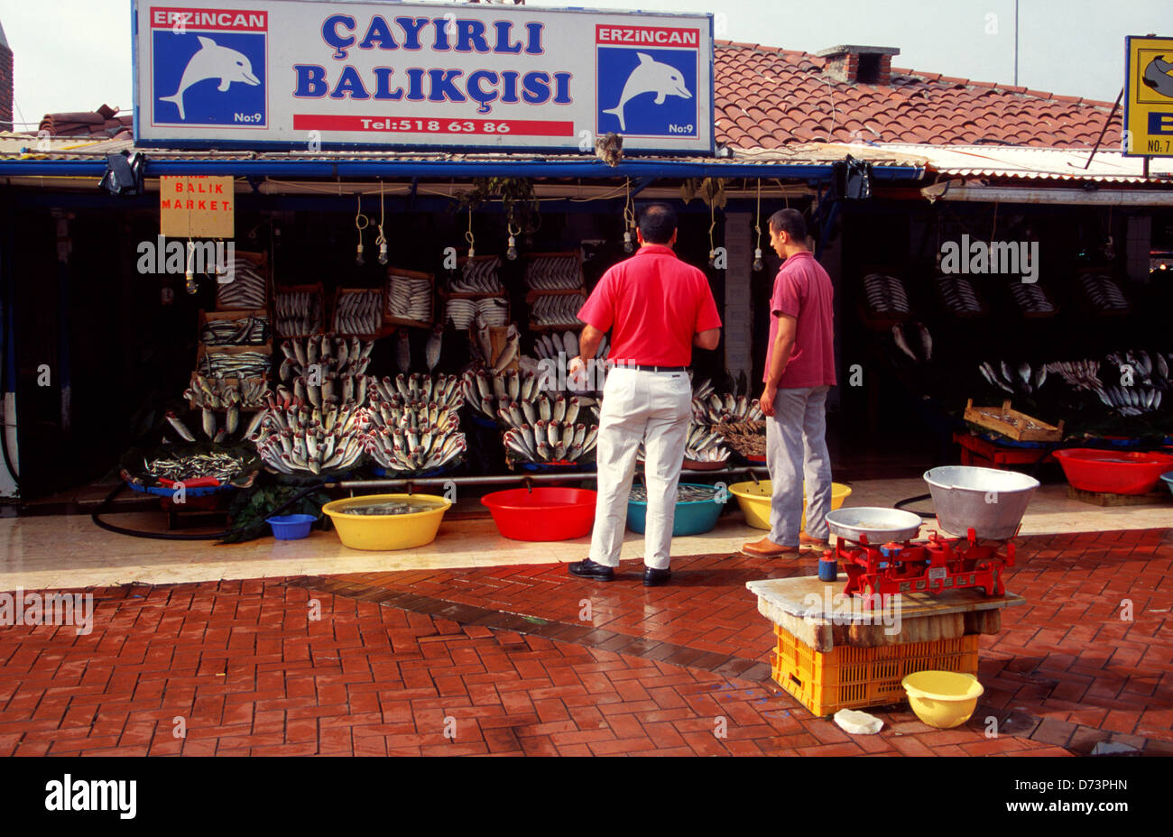 Morning fish market, Istanbul, Turkey Stock Photo - Alamy