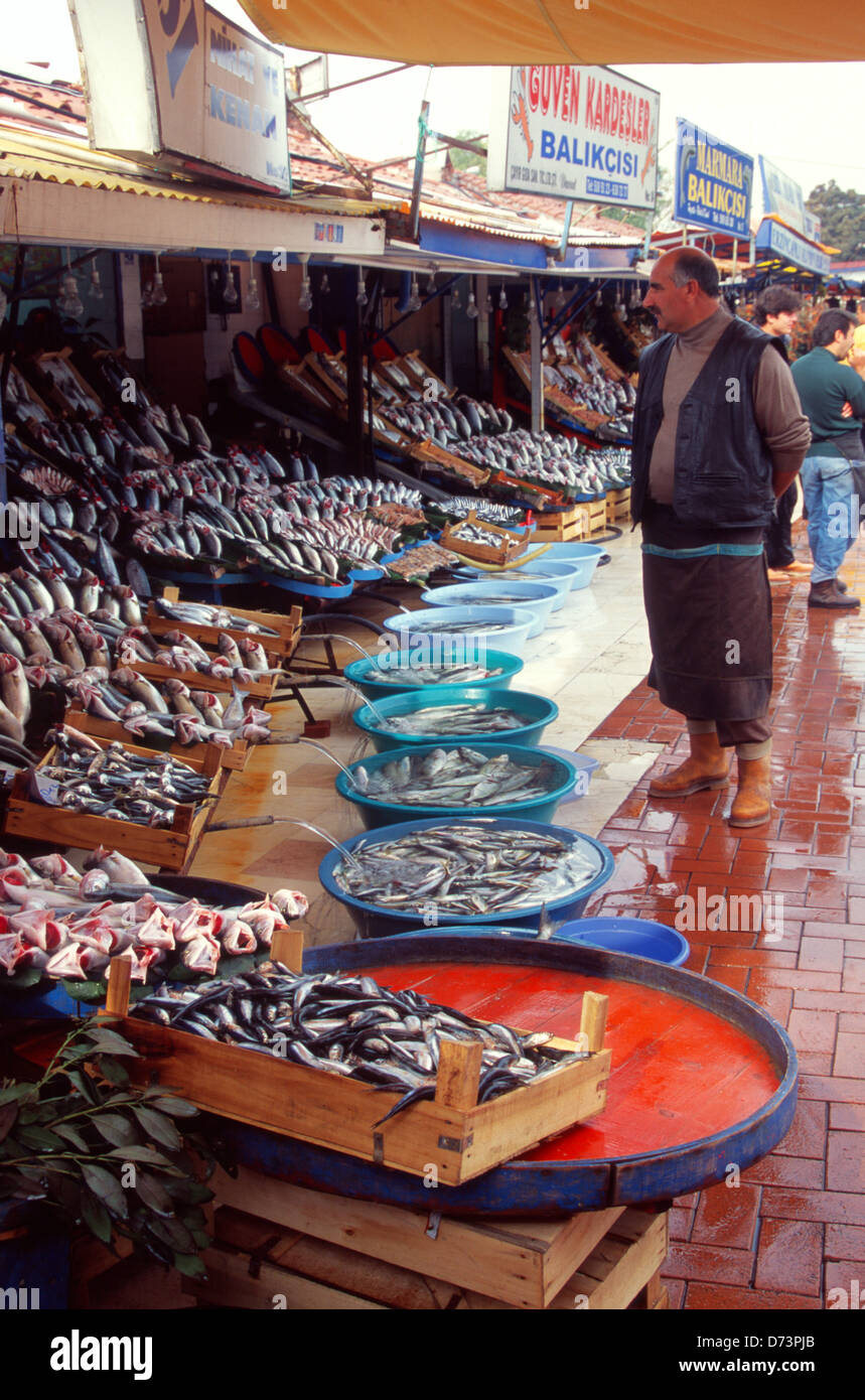 Morning Fish Market Istanbul Turkey Stock Photo - Alamy