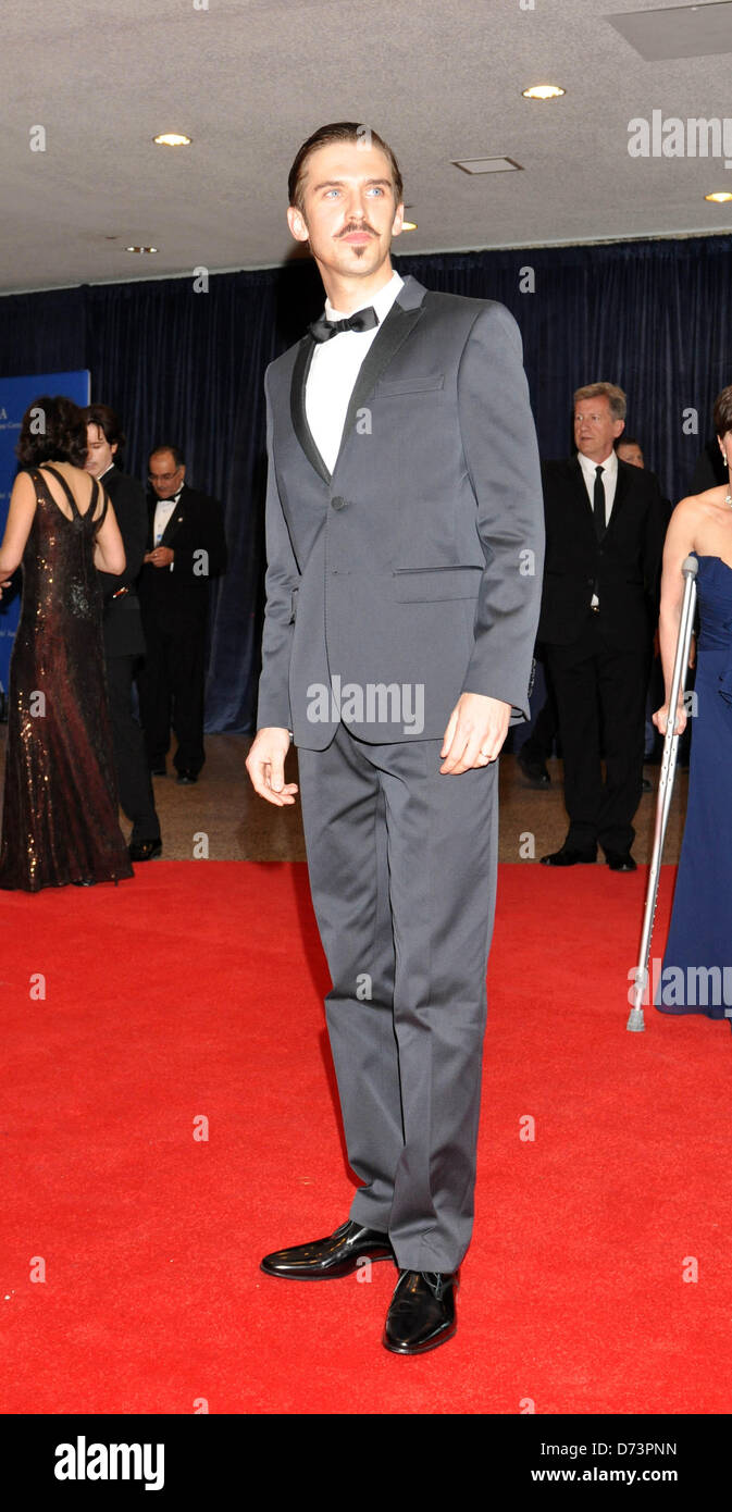 Washington DC, USA. 27th April, 2013. Actor DAN STEVENS during red ...