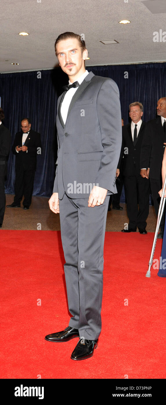 Washington DC, USA. 27th April, 2013. Actor DAN STEVENS during red ...