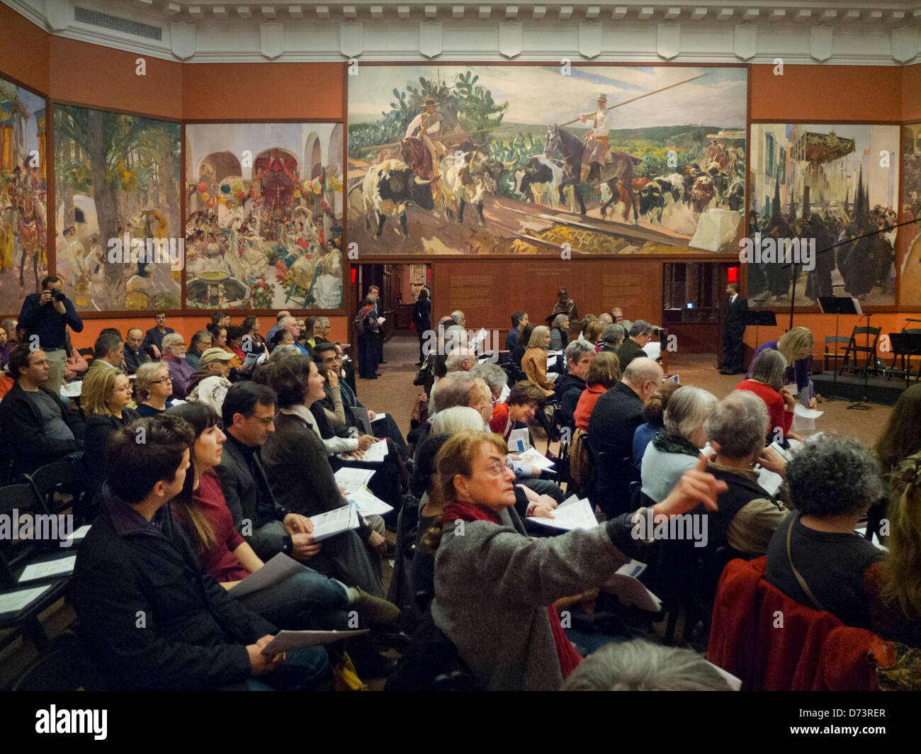 Hispanic Society of America Bancaja Gallery Stock Photo - Alamy