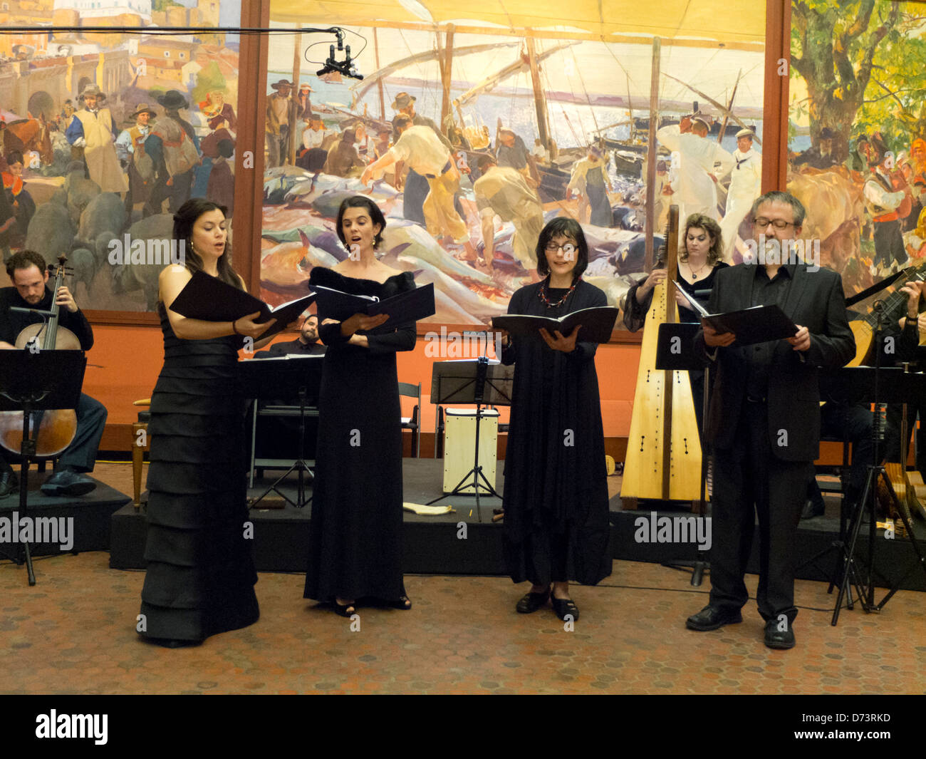 Hispanic Society of America Bancaja Gallery Stock Photo - Alamy
