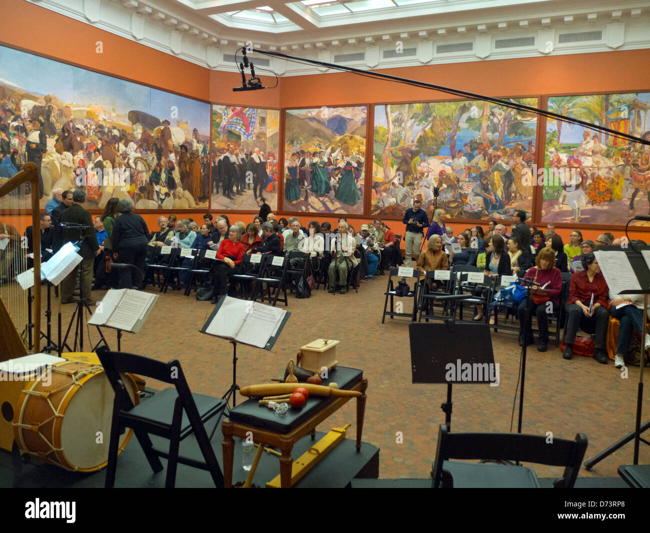 Hispanic Society of America Bancaja Gallery Stock Photo - Alamy