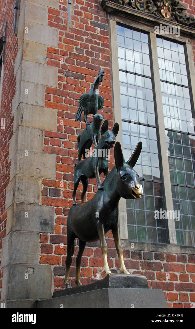 Bremen town musicians Stock Photo - Alamy