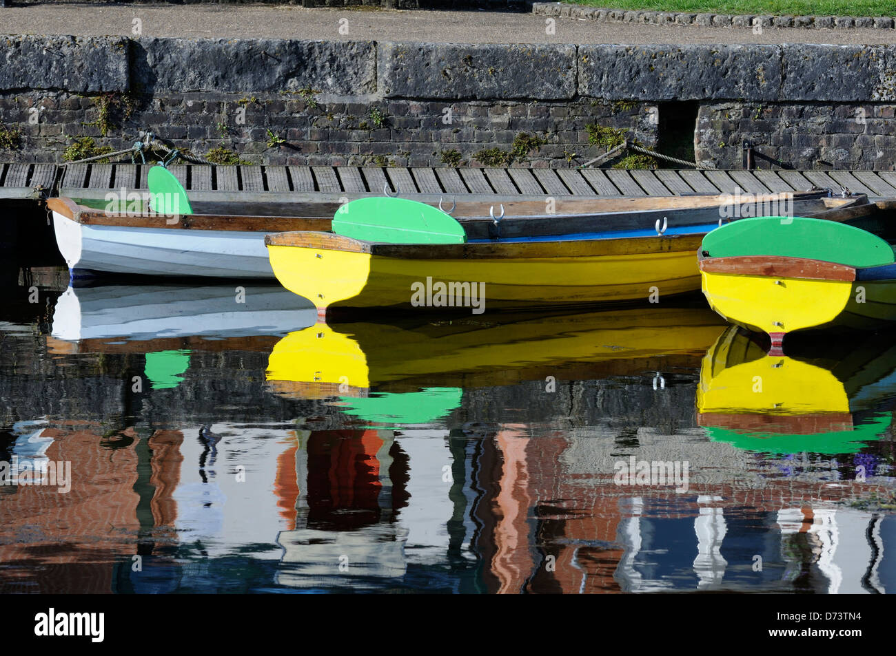 Colourful colorful rowing boats hi-res stock photography and images - Alamy