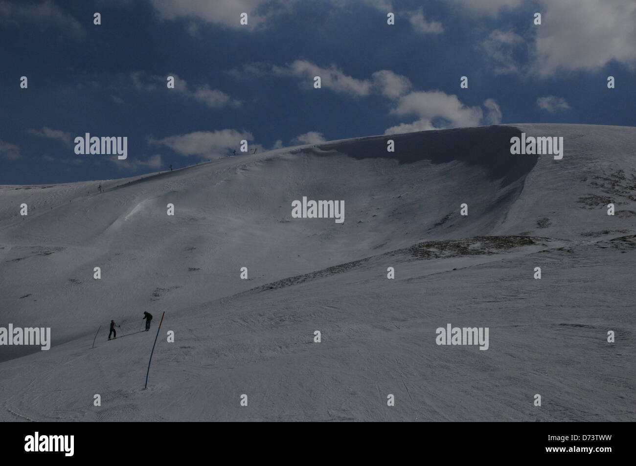 A view of the Caenlochan Nature Reserve, Glass Maol, Glenshee Stock ...