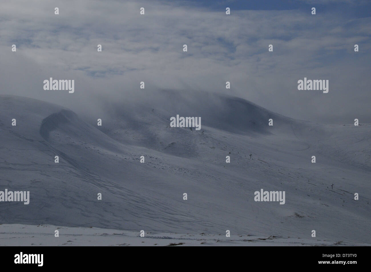 A view of the Caenlochan Nature Reserve, Glass Maol, Glenshee Stock ...