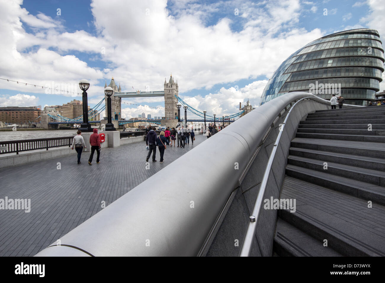 Steps tower bridge london hi-res stock photography and images - Alamy