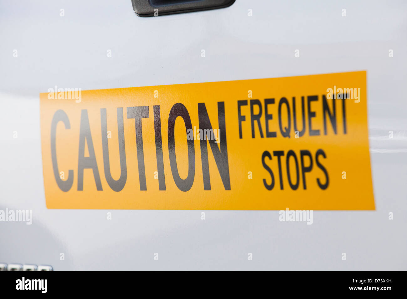Truck warning sign hi-res stock photography and images - Alamy