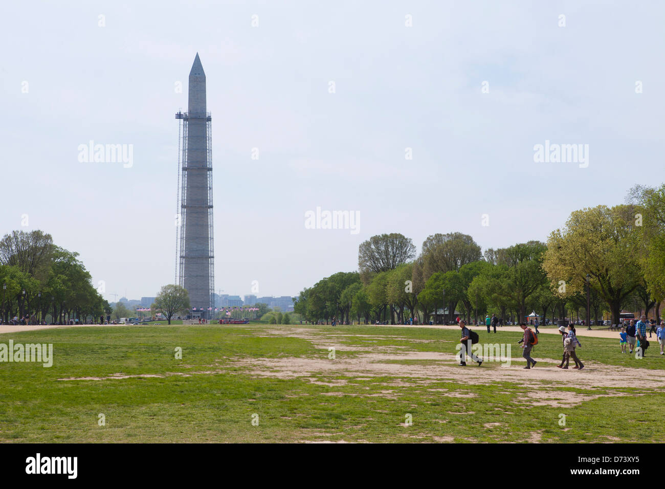 Washington monument construction hi-res stock photography and images ...