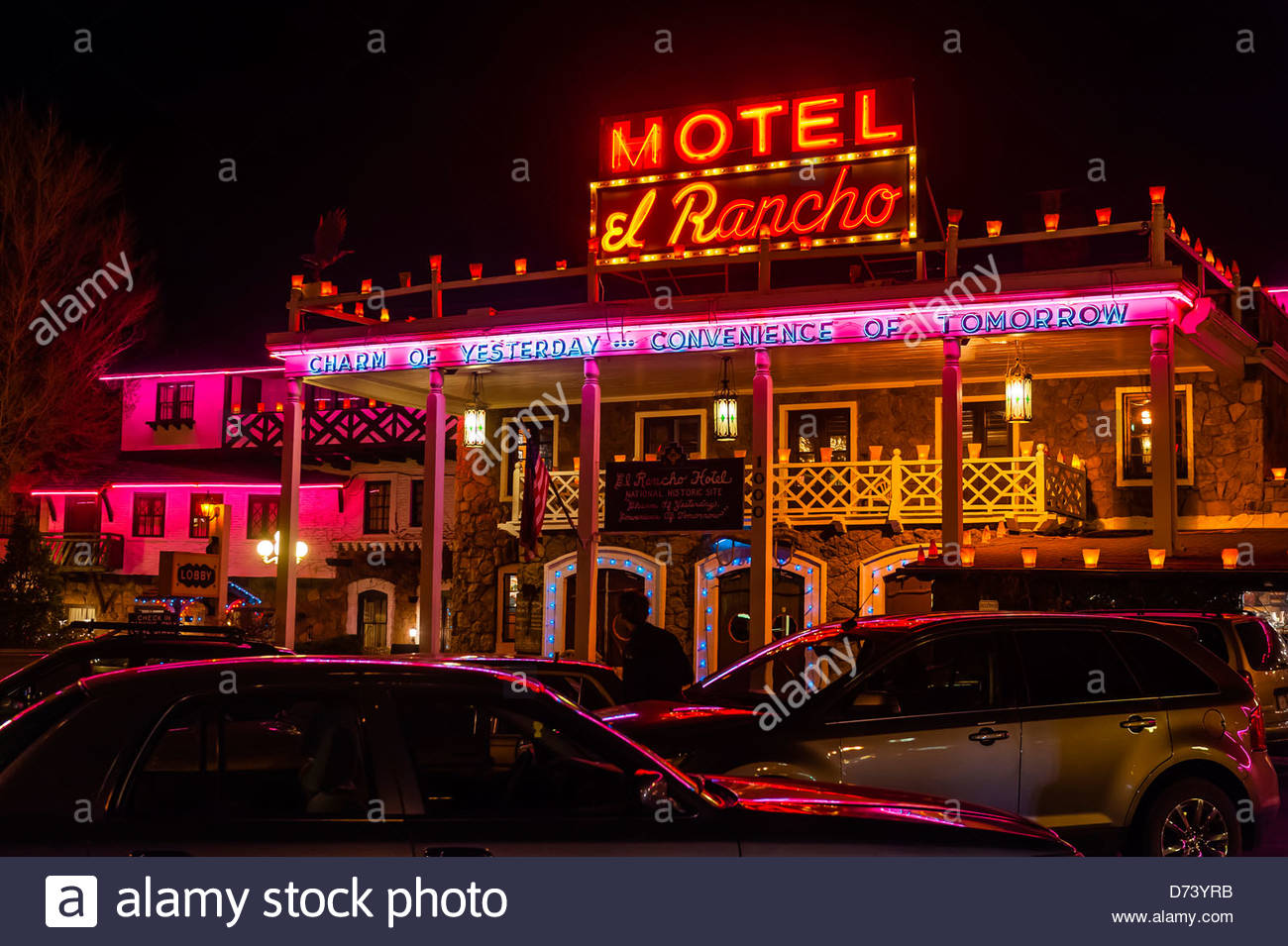 El Rancho Hotel New Mexico Stock Photos & El Rancho Hotel New Mexico ...