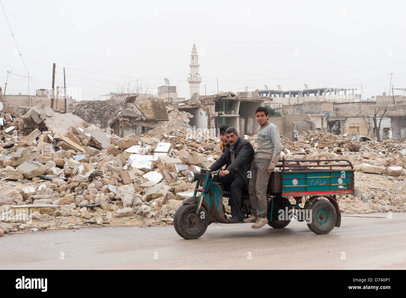 Destroyed Souk, Azaz, Syria Stock Photo - Alamy