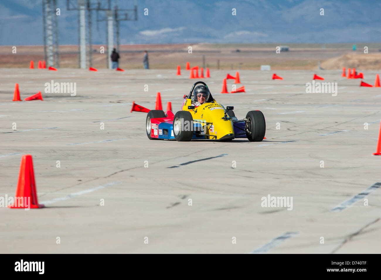 A 1988 Reynard Yellow Formula Ford Open Wheel Race Car open wheel race ...