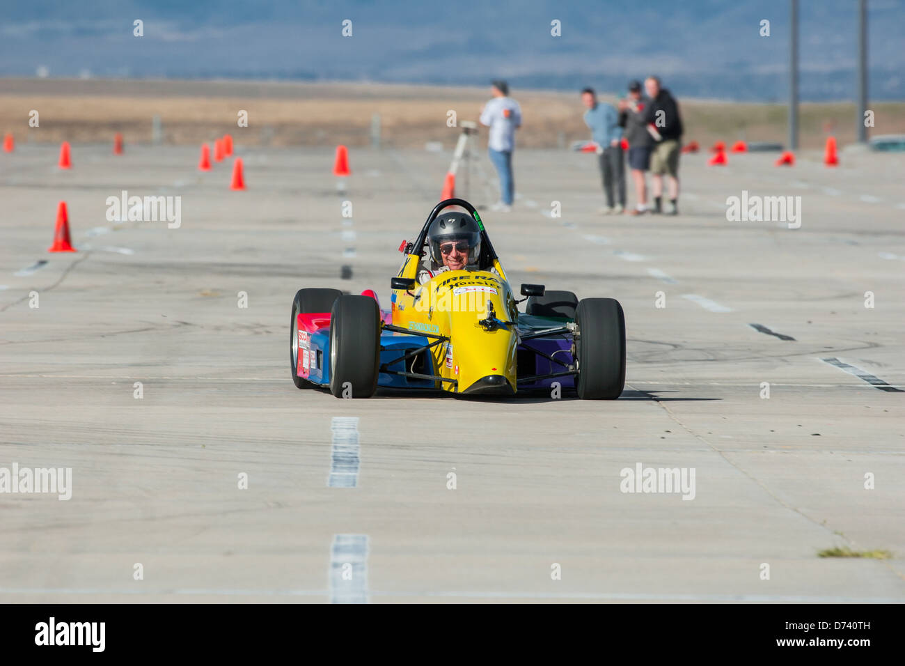 A 1988 Reynard Yellow Formula Ford Open Wheel Race Car open wheel race ...