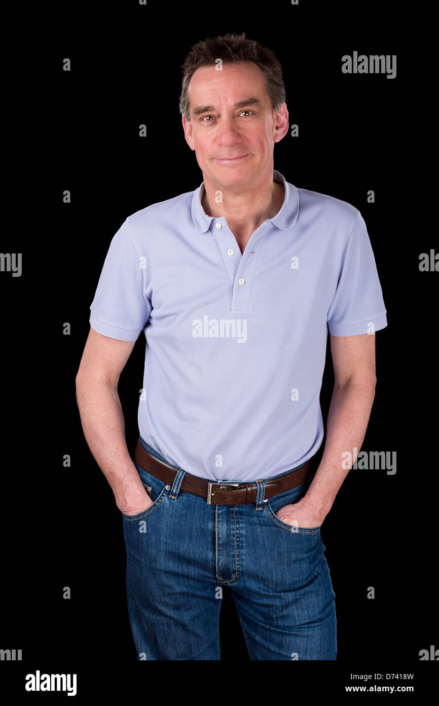 Isolated portrait middle age man hi-res stock photography and images ...