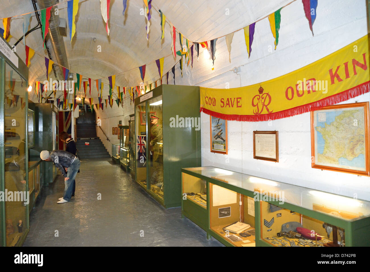 Interior displays in La Valette Underground Military Museum, Saint ...