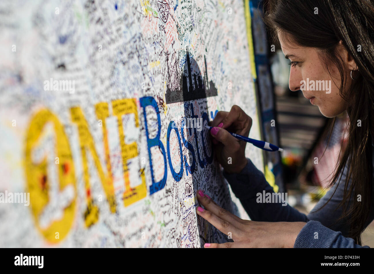 Boston marathon bombing hi-res stock photography and images - Alamy