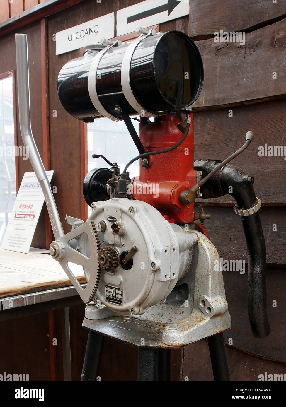 This DKW motor, number 413957, is a vintage engine known for its ...