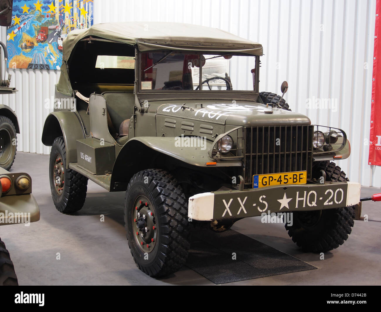 The Dodge WC-56 Command Car, used during WWII, was designed for ...