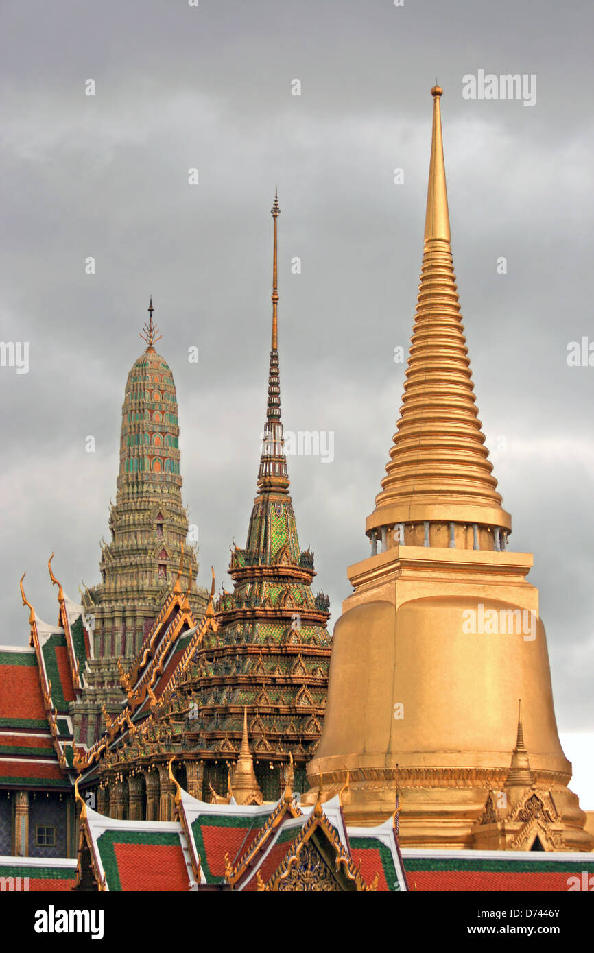Colorful Domes of Imperial Palace of Thailand Stock Photo - Alamy
