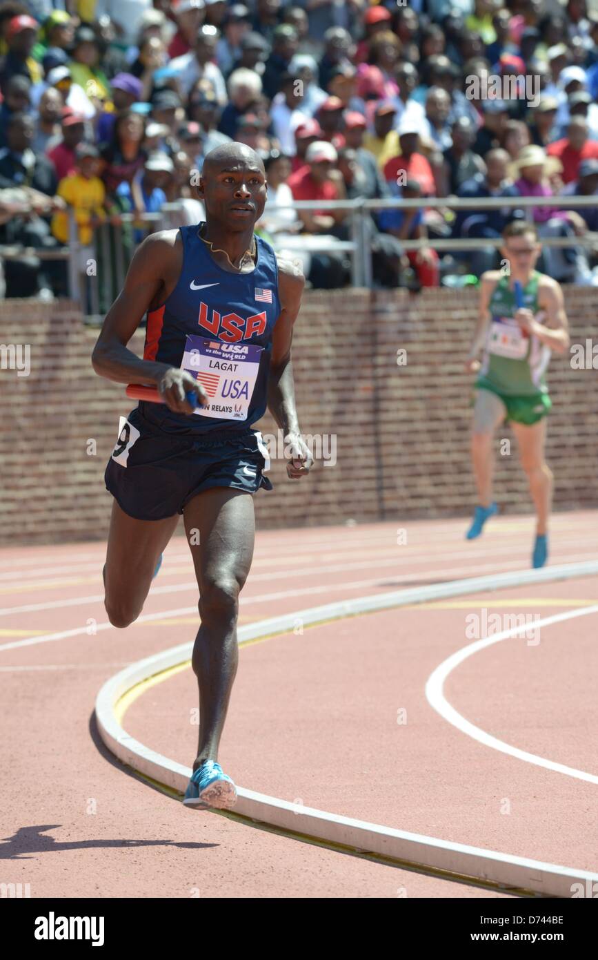 April 27, 2013 - Philadelphia, Pennsylvania, U.S - BERNARD LAGAT of the ...